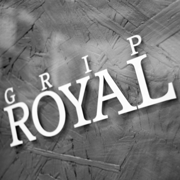 Sticker - 6" Word Logo - Grip Royal