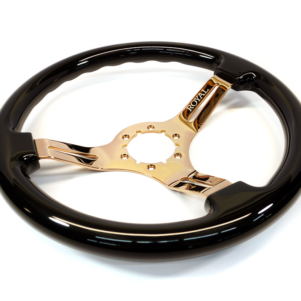 Class - 350mm - Perforated Leather - Grip Royal