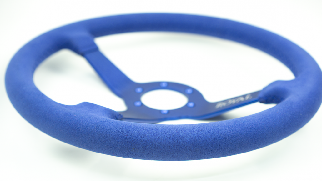 Brute - 350mm - Blue Suede on Blue Spokes - Grip Royal