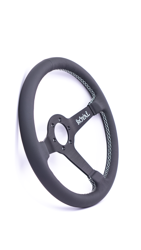 Brute - 350mm - Leather - White Stitch - Grip Royal