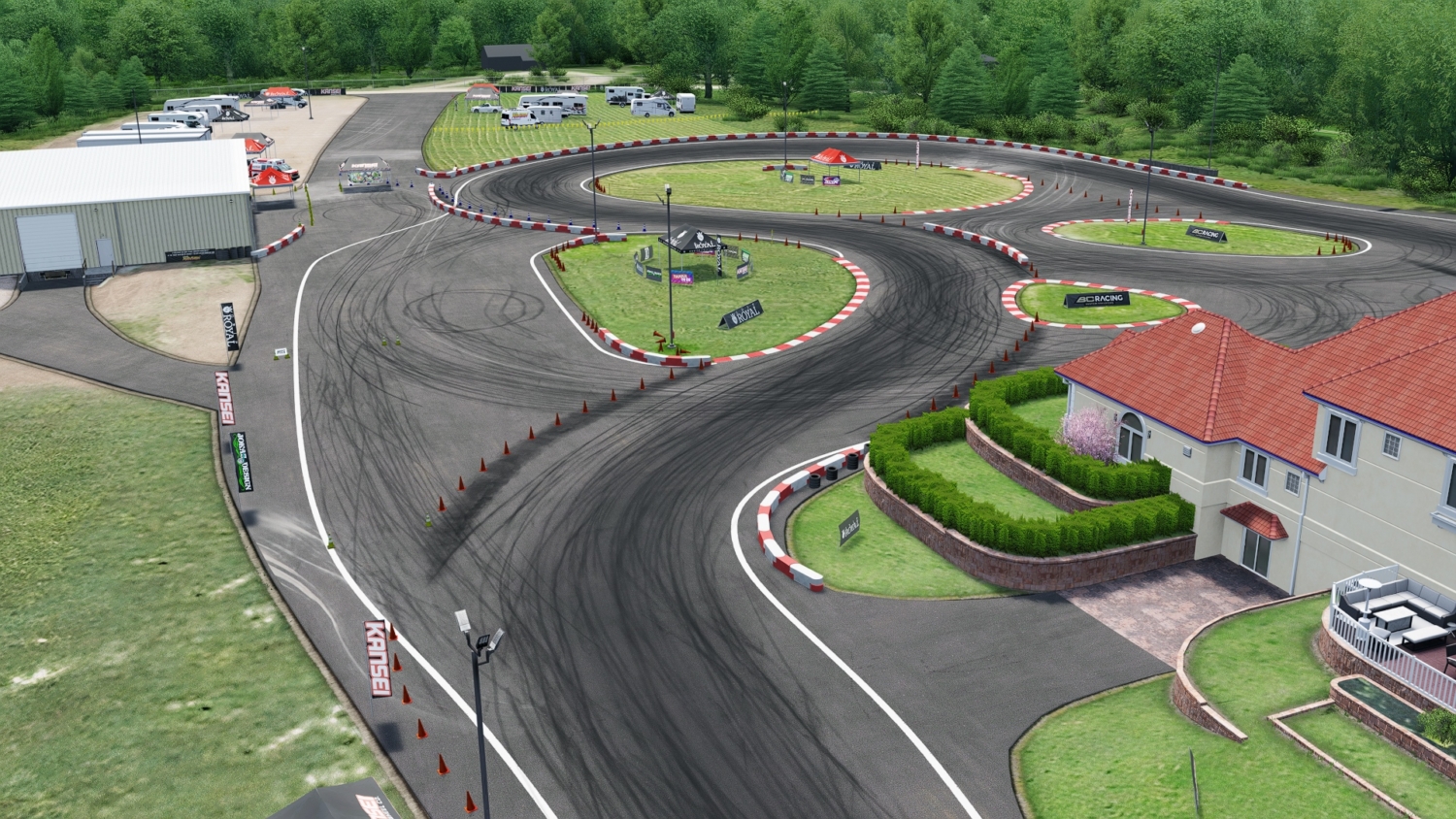 Assetto Map - Virtual Drift Mansion - Grip Royal