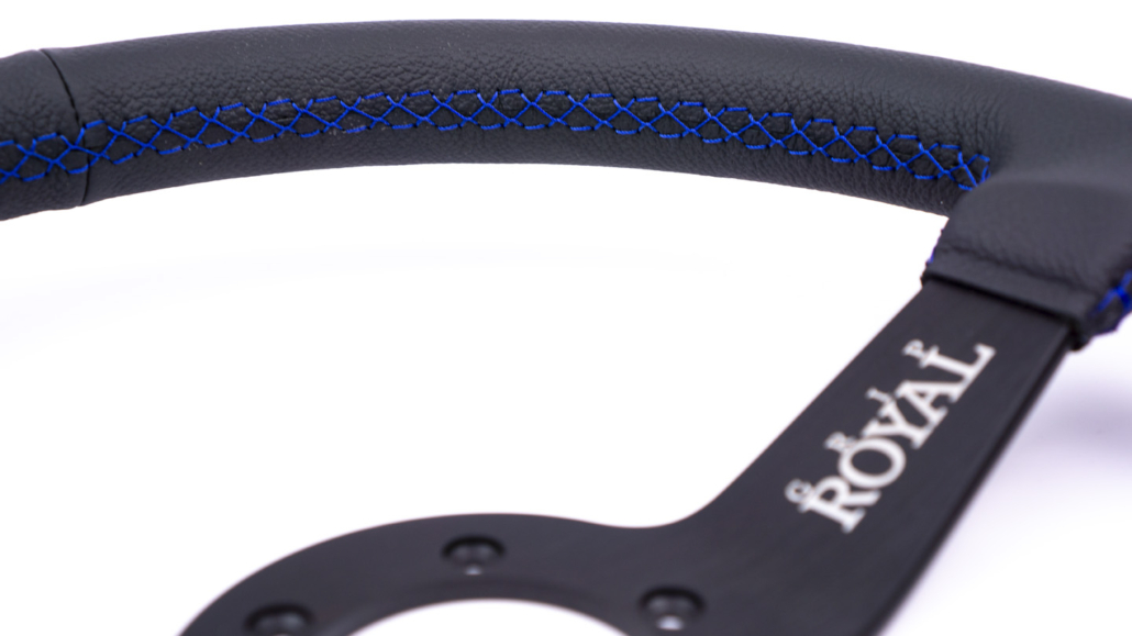 Brute - 350mm - Leather - Blue Stitch - Grip Royal